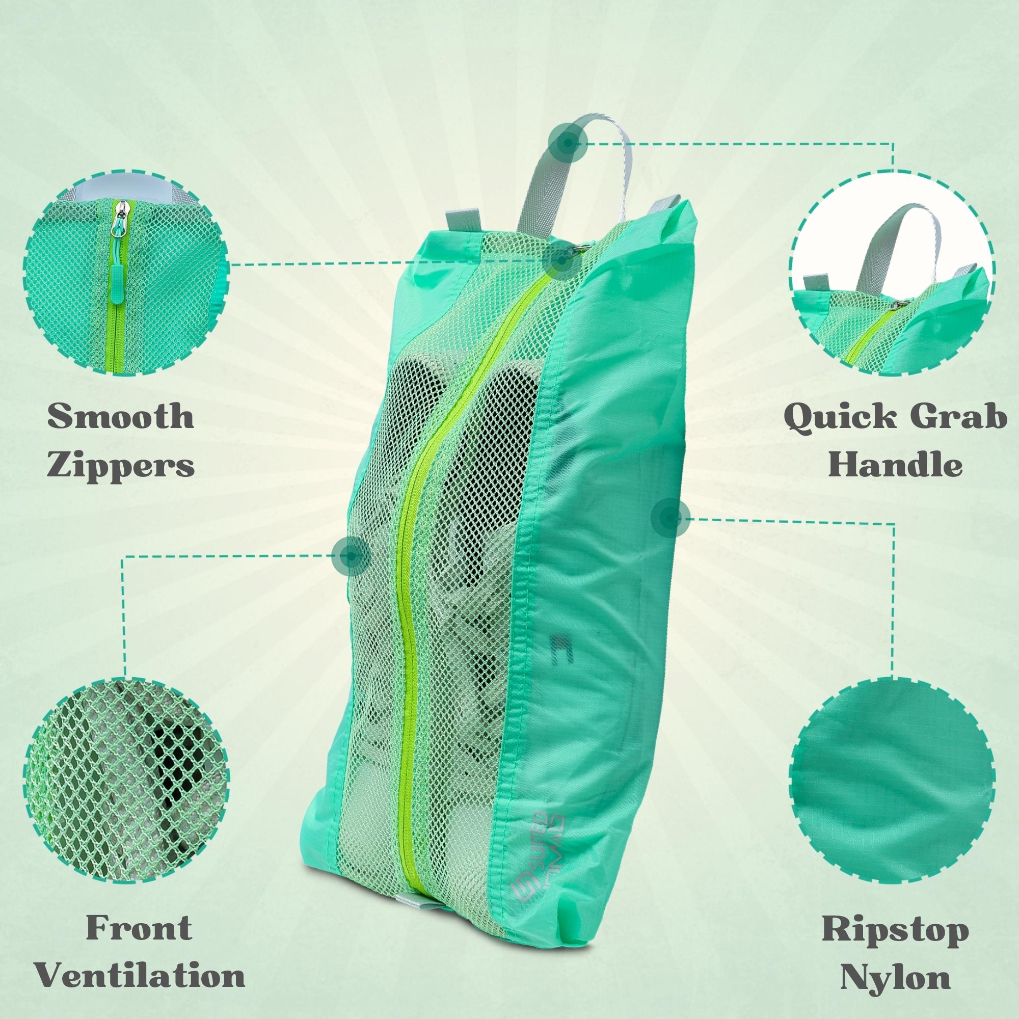 Shoe Bags for Travel, Extra Large Shoe Packing Cubes Pouch Set ...