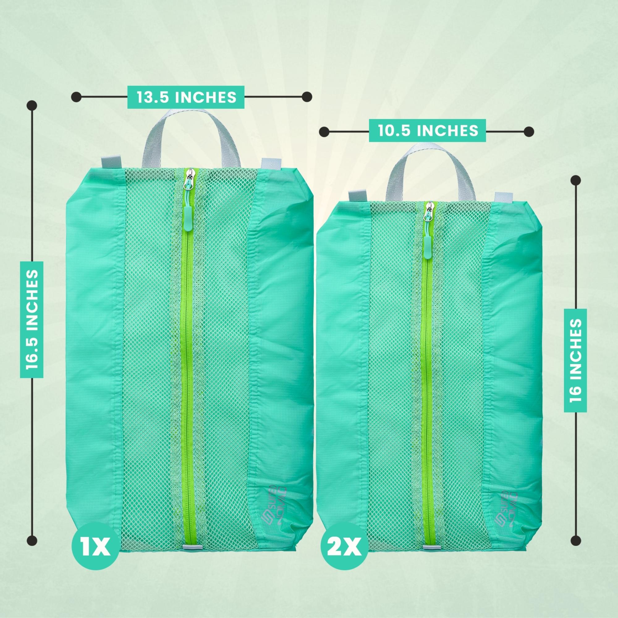 Shoe Bags for Travel, Extra Large Shoe Packing Cubes Pouch Set ...