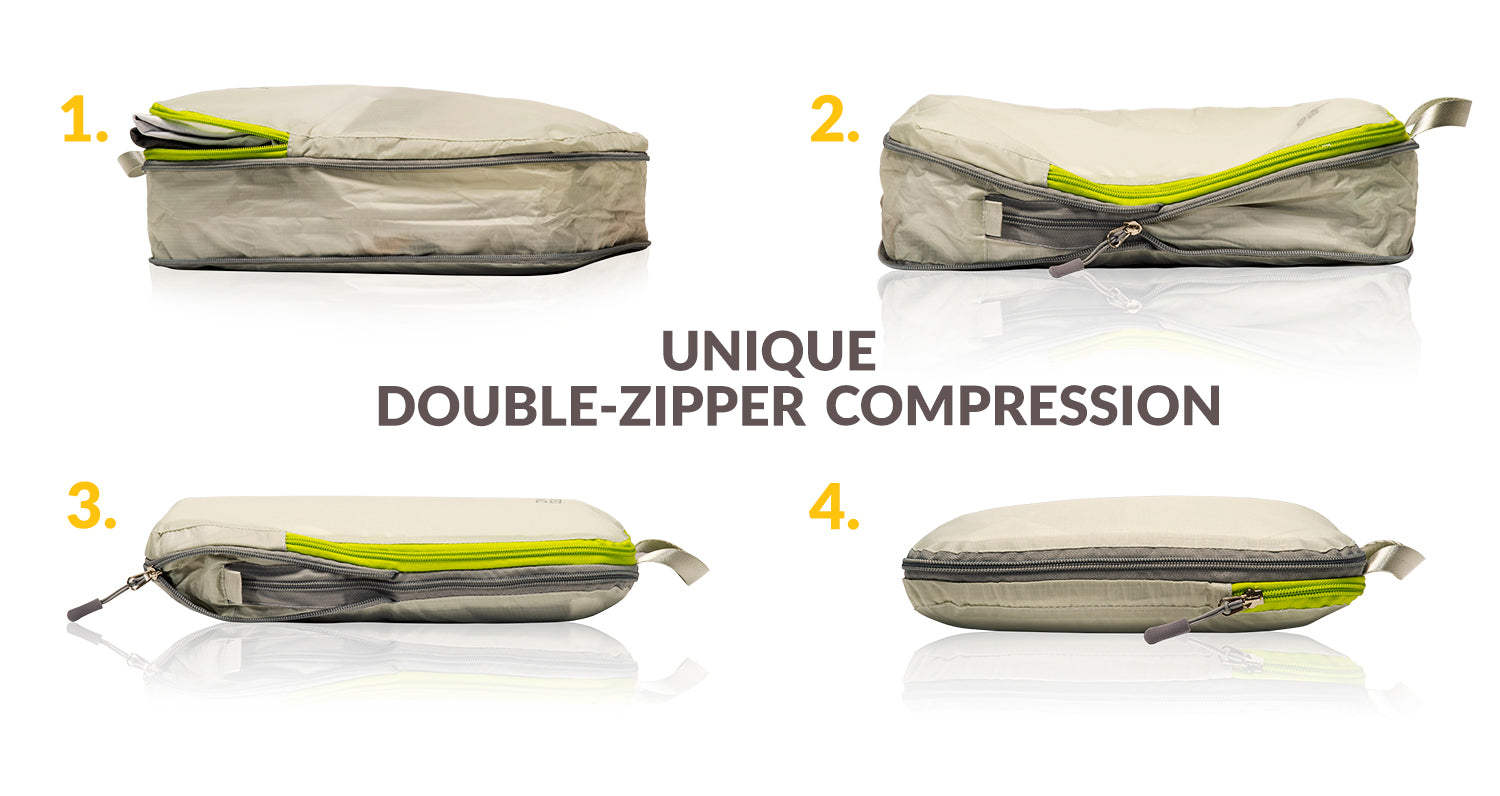 Ultralight Compression Packing Cubes Set - SuitedNomad